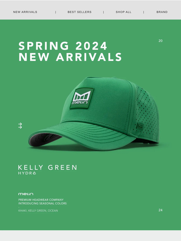Melin: Introducing: All New Kelly Green | Milled