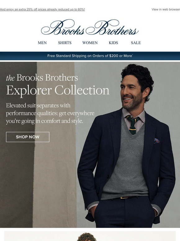 Brooks Brothers: The perfect suit fit off the rack!? Meet the Explorer ...