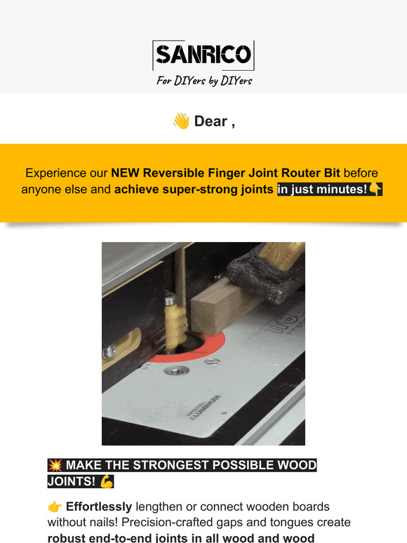 Sanrico: 🛠 Make The Strongest Possible Wood Joints! 💥 | Milled