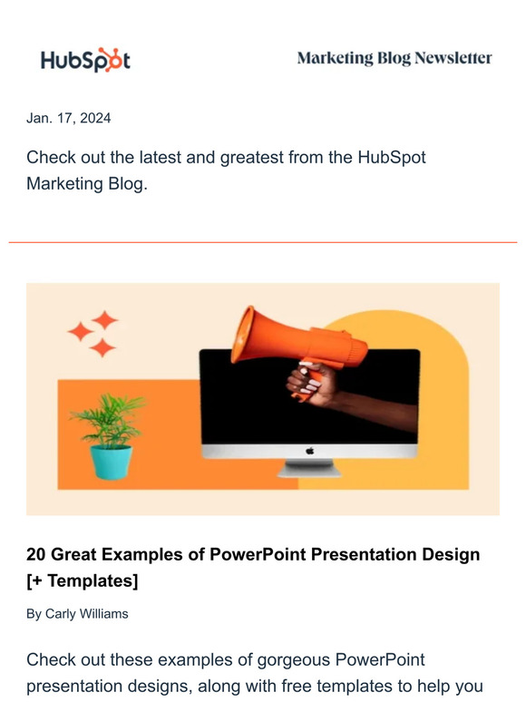 Hubspot 20 Great Examples Of Powerpoint Presentation Design