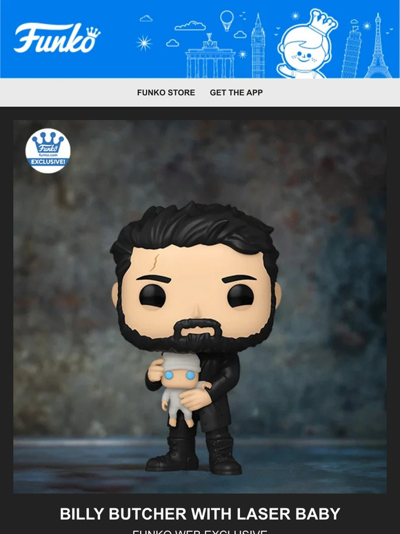 Funko: New Exclusive: Billy Butcher with Laser Baby | Milled