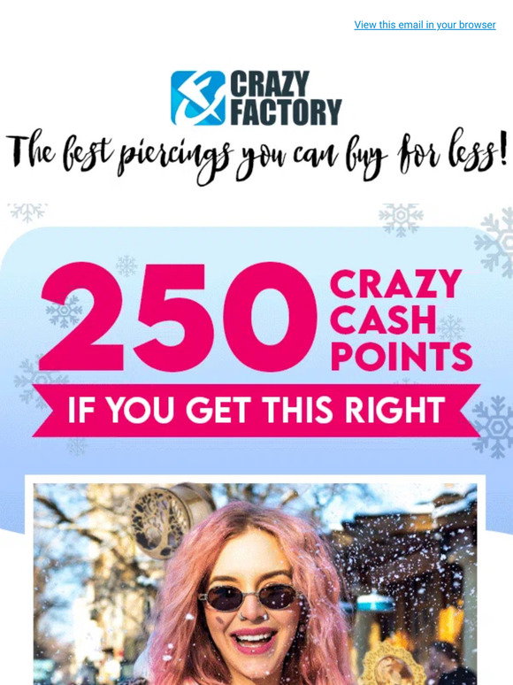 Crazy Factory: 🔎 Can you solve our riddle for 250 Crazy Cash Points ...