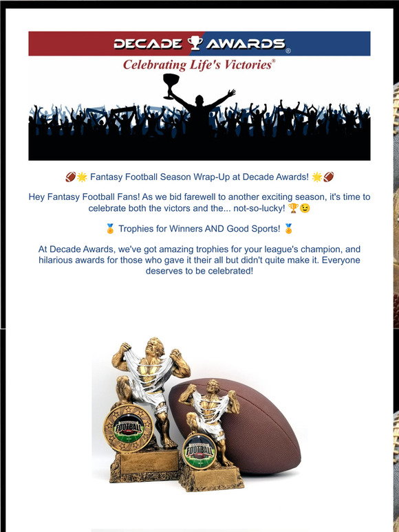 Decade Awards: 🏈🏆 End of Season Celebrations at Decade Awards! 🏆🏈 | Milled