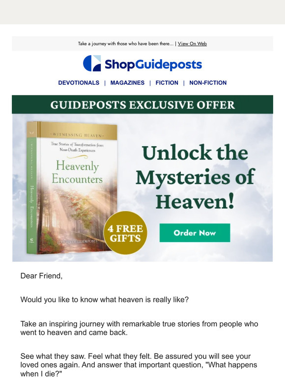Guideposts: Find Out What Heaven is Really Like! | Milled