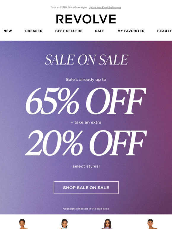 REVOLVE Email Newsletters: Shop Sales, Discounts, and Coupon Codes