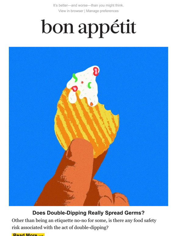 Bon Appétit: Does Double-Dipping Spread Germs? | Milled