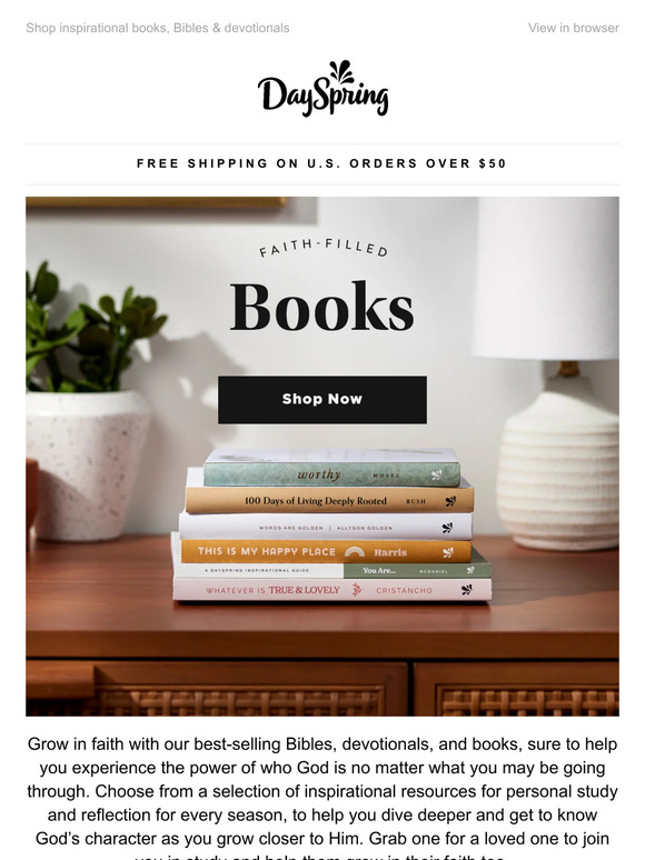 DaySpring: Get into God's Word this year! 📖 | Milled