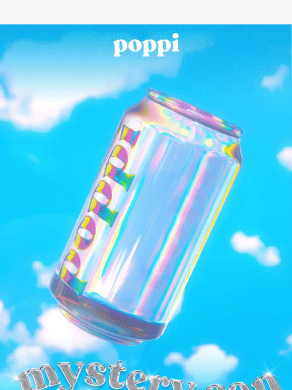 Poppi: win our new 🤫 mystery cans 🤫 | Milled