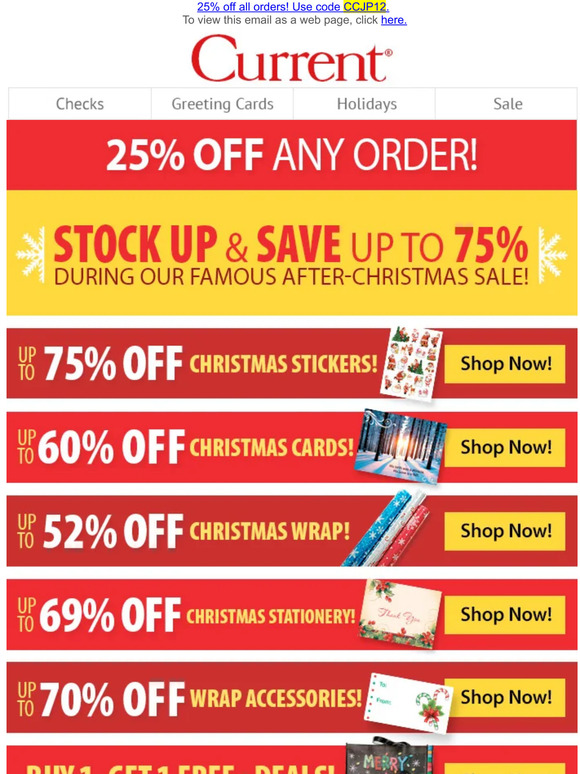 Current Catalog: It's GO TIME! 25% off everything (even sale prices ...