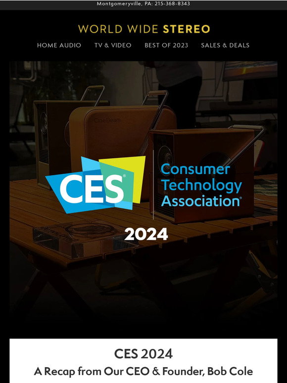 World Wide Stereo: CES 2024: A Recap from Our CEO & Founder | Milled