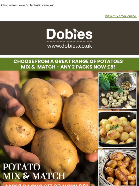 Dobies: Mix & Match Potatoes - ANY 2 Packs for £8! | Milled