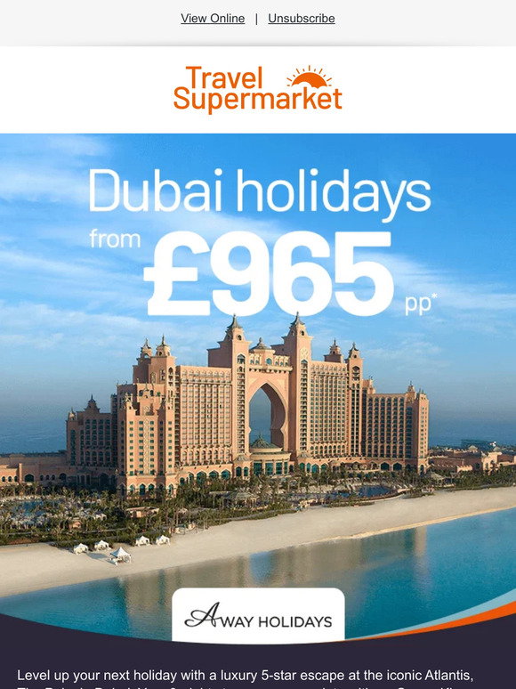 TravelSupermarket: Discover Dubai from £965pp* with Away Holidays 🤩 ...