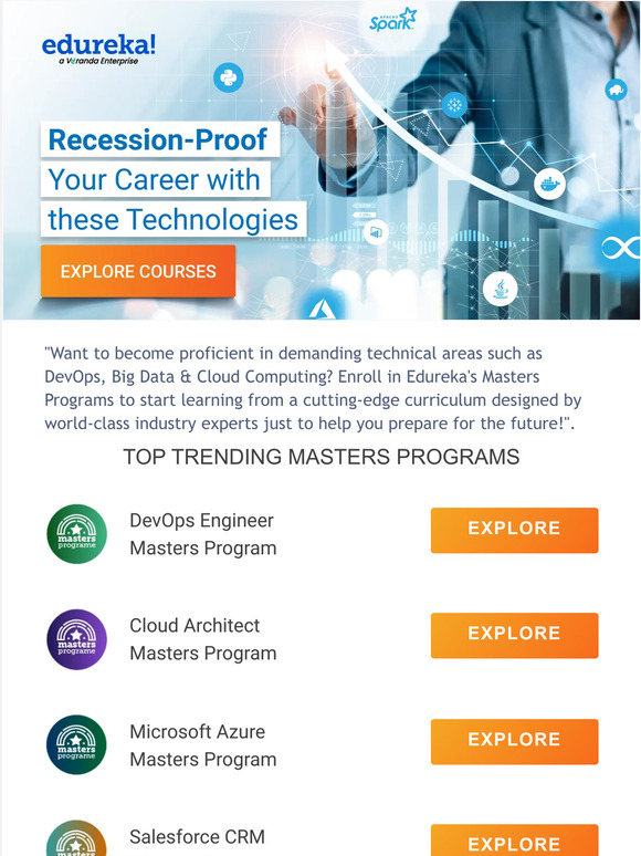 Edureka: Top Accredited Master's Programs for 2024 | Milled