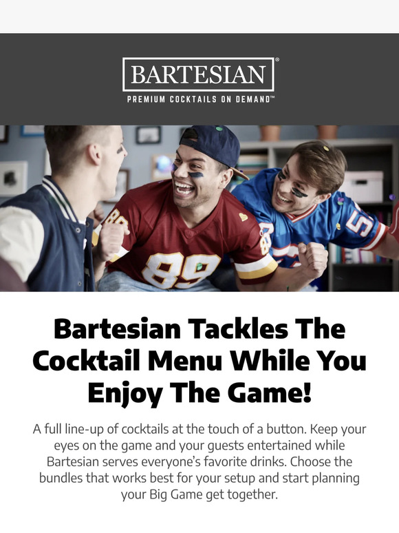 Bartesian: 🏈 Tackle Your Big Game Cocktail Menu with Bartesian | Milled