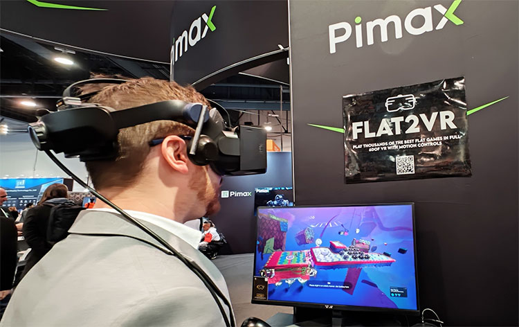 Pimax: CES 2024 recap: 60G Airlink, Flat2VR, rigs by SimFab & more | Milled
