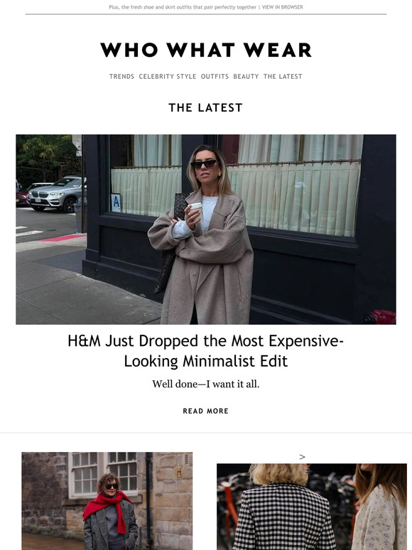 Who What Wear: H&M just dropped the most expensive-looking minimalist edit | Milled