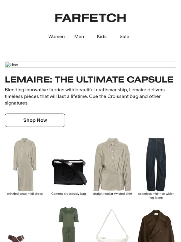 Farfetch: Lemaire: how to build a capsule wardrobe | Milled