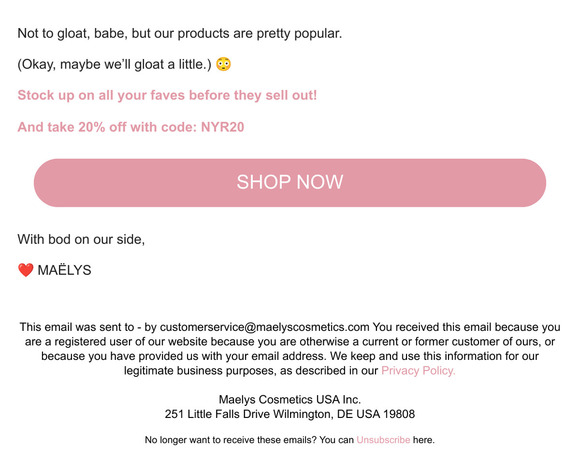 Maelys Cosmetics: They’re selling out! | Milled