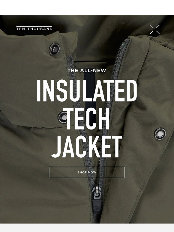 Ten Thousand: Updated Style | Insulated Tech Jacket 2024 | Milled