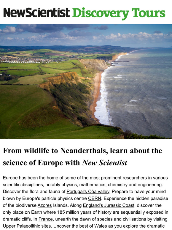 New Scientist: Explore Europe’s scientific wonders | Milled