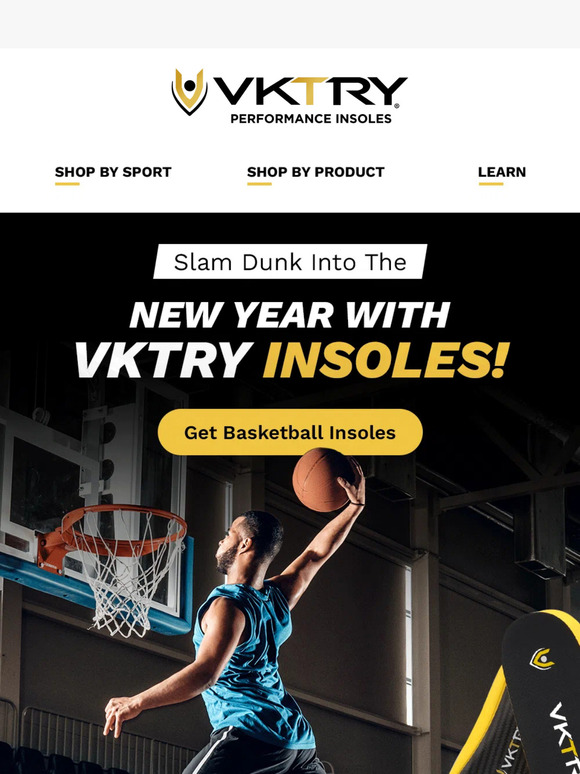 VKTRY Gear: Dunk your way to victory with VKTRY Insoles! | Milled