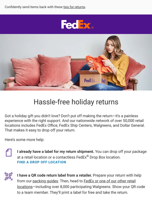 FedEx: Check out this simple way to make a return | Milled