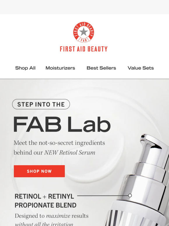 First Aid Beauty: No Retinol Scaries Over Here | Milled