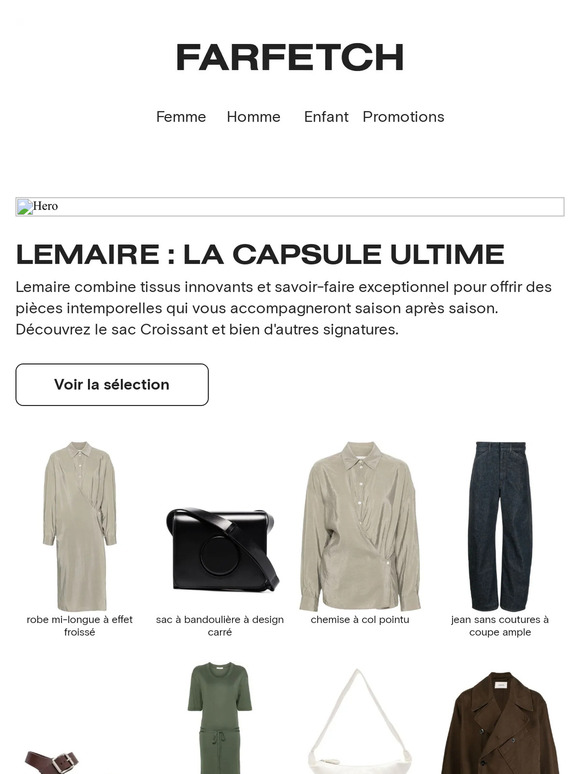 Farfetch: Lemaire : comment composer une garde-robe capsule | Milled
