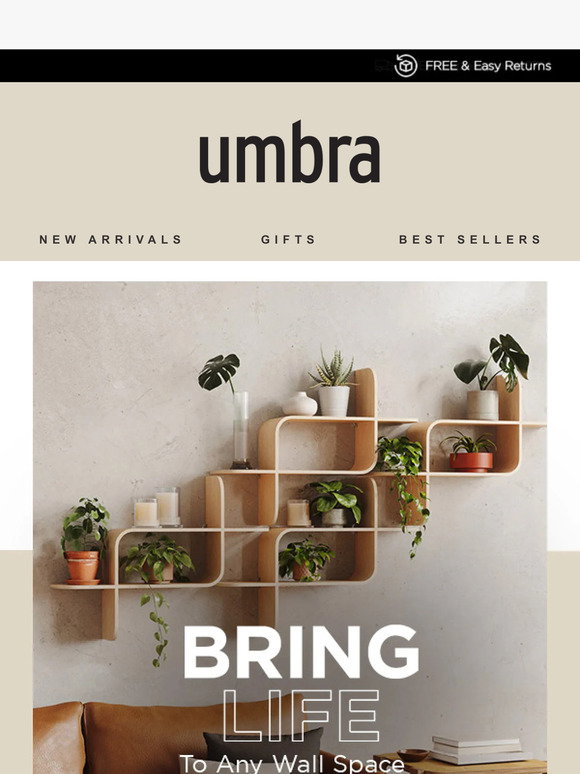 Umbra: Reinvent Your Space With the Montage Wall Shelf | Milled