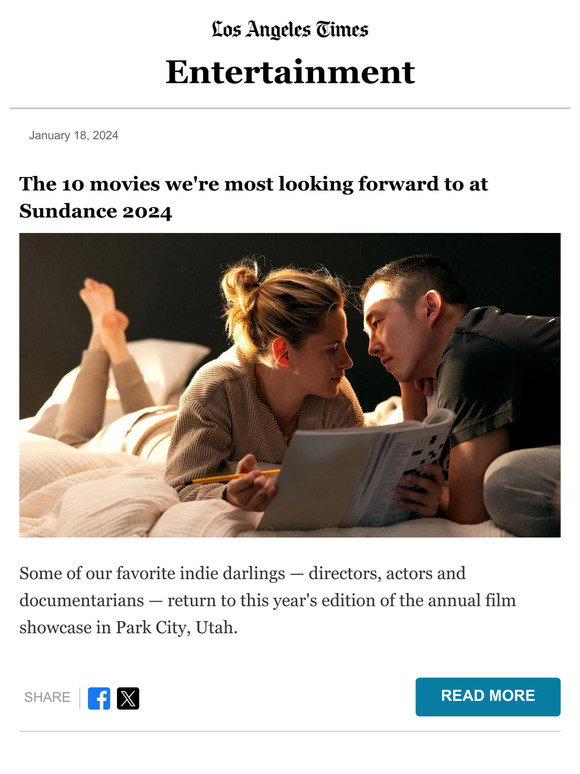 Los Angeles Times: 10 movies at Sundance you need to know about | Milled