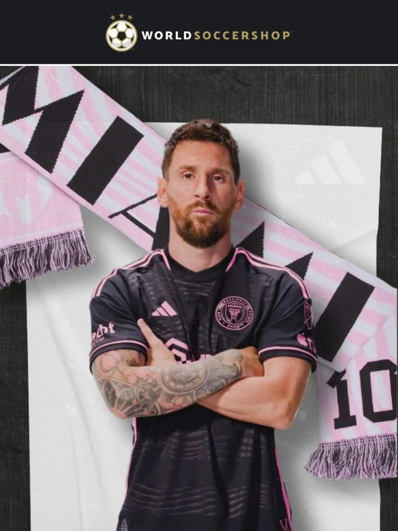 World Soccer Shop: FREE Inter Miami Messi Scarf with Purchase of an ...