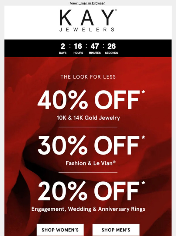 Kay Jewelers: NOW: Take 20-40% OFF ️ | Milled