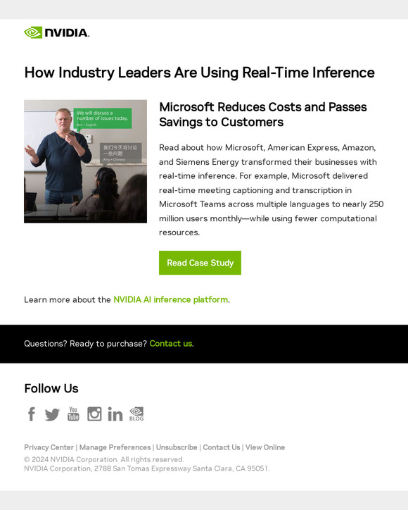 Nvidia Four Real Time Inference Success Stories Milled 