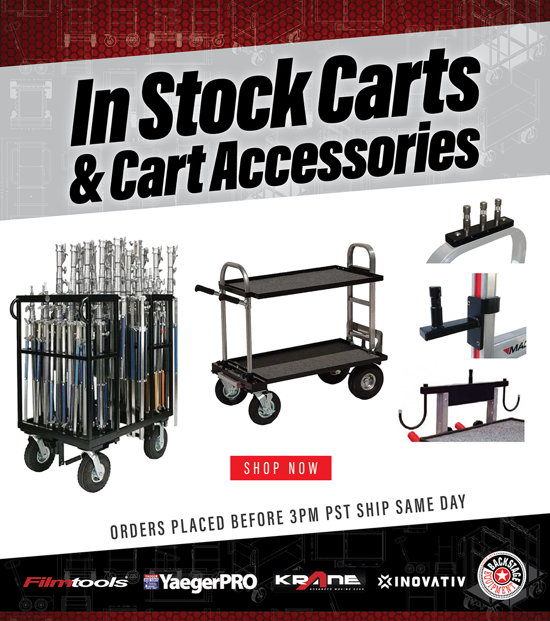 Filmtools: All The Carts & Cart Accessories You Need In One Place! | Milled
