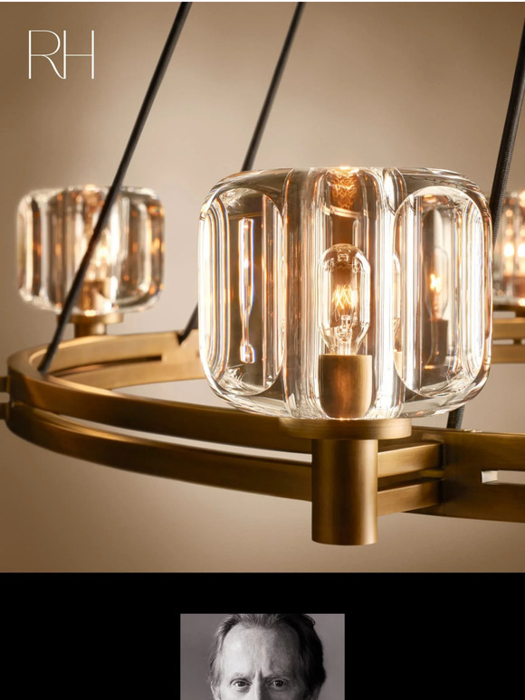 Restoration Hardware: Inspired Illumination. New Lighting Collections ...