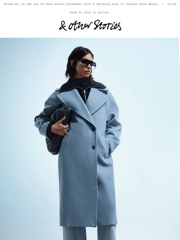 & Other Stories: Blue notes: Coats and knits | Milled