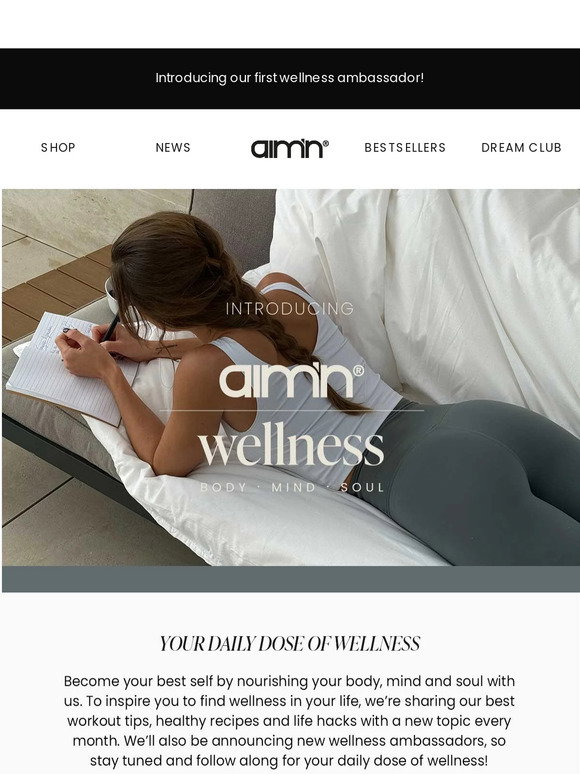 aim'n: Your daily dose of wellness 🧘‍♀️ | Milled