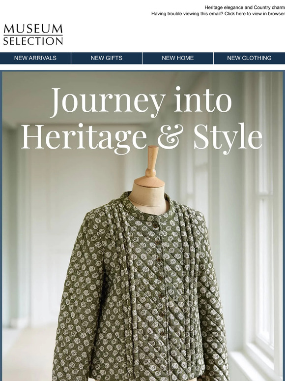 Museum Selection: NEW In Clothing - Country Style | Milled