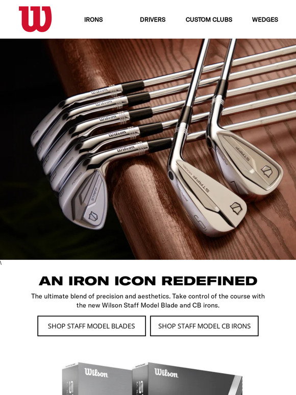 Wilson: ALL NEW: 2024 Staff Model Blade & CB Irons | Milled