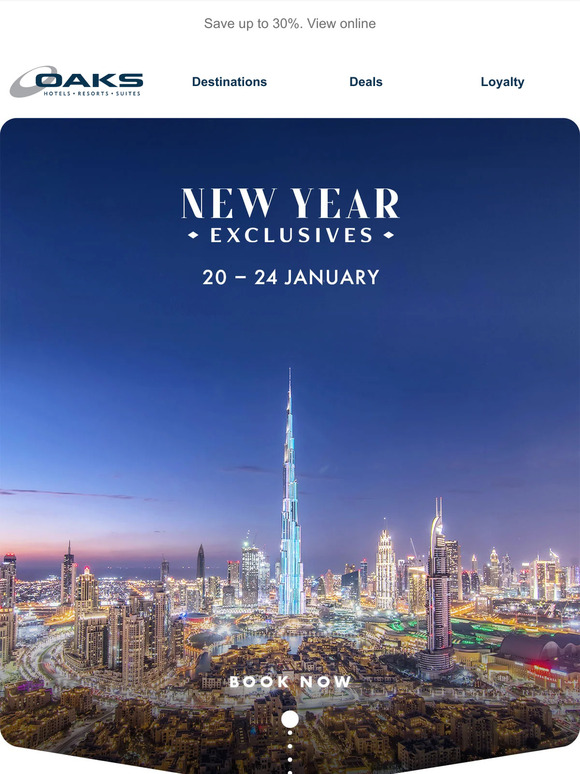 Oaks Hotels & Resorts: Snap up the best deals with early access | Milled