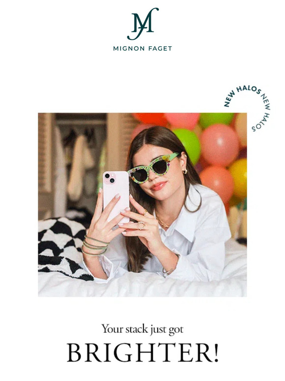 Mignon Faget: NEW HALOS ARE HERE! Have you stacked up yet? | Milled