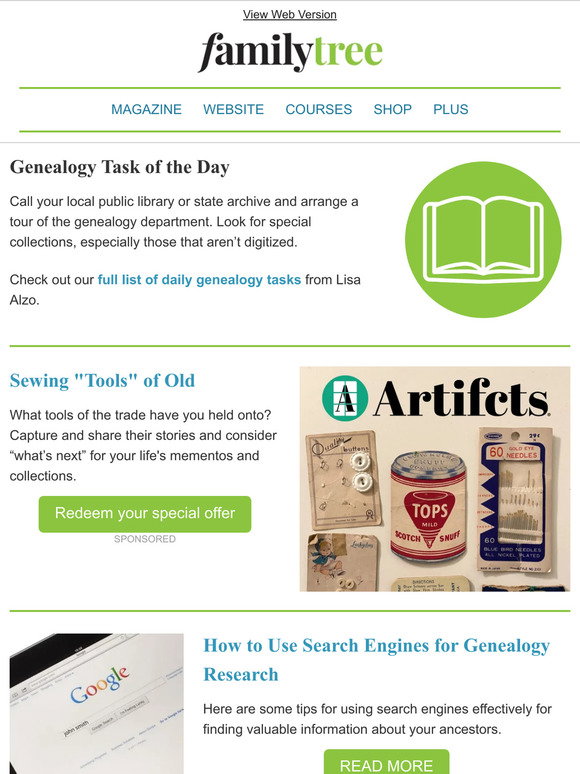 Family Tree Magazine: How to Use Search Engines for Effective Genealogy ...