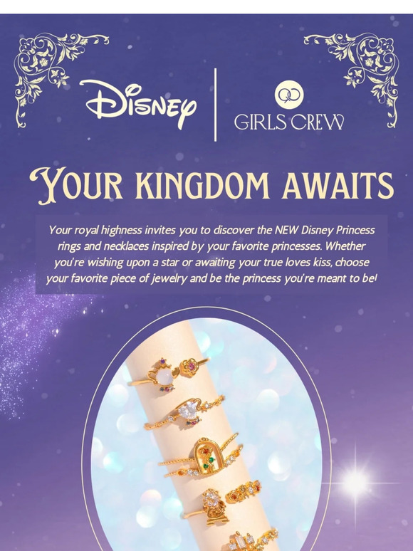 Girls Crew: The DISNEY Princess Collection is waiting for you | Milled