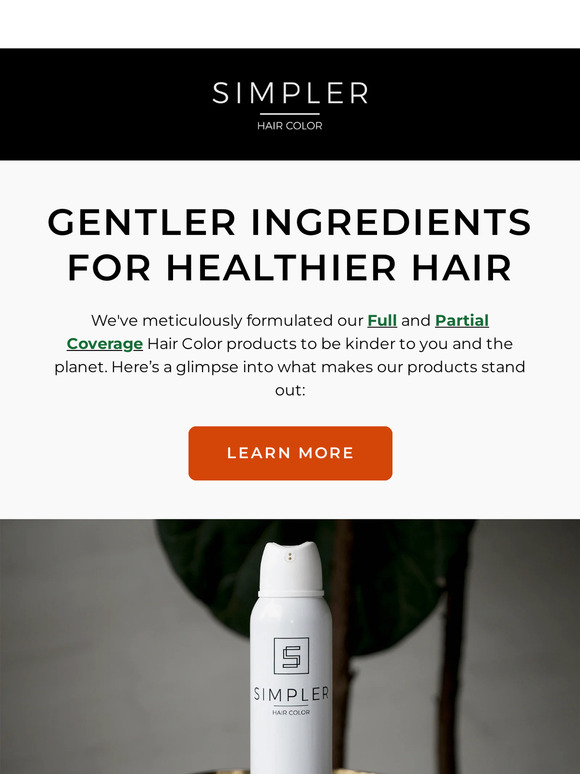 Simpler Hair Color: About our Gentler Ingredients 🌿 | Milled