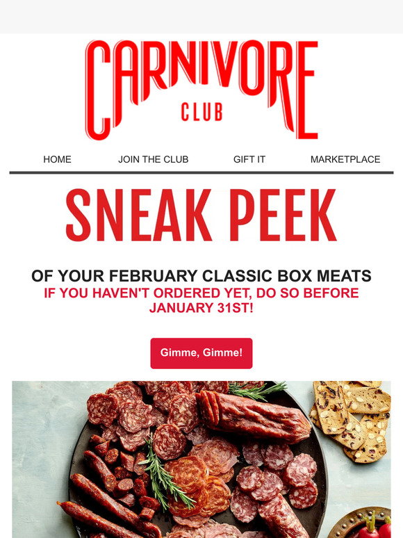 Carnivore Club: MEAT the February line-up! 🥩 | Milled