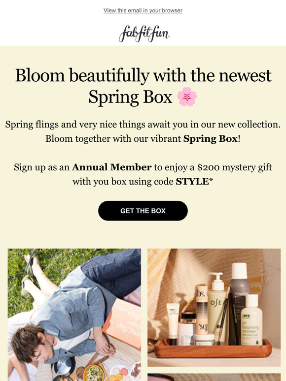 FabFitFun: Spring into style with our new and vibrant Spring Box 🦋 | Milled