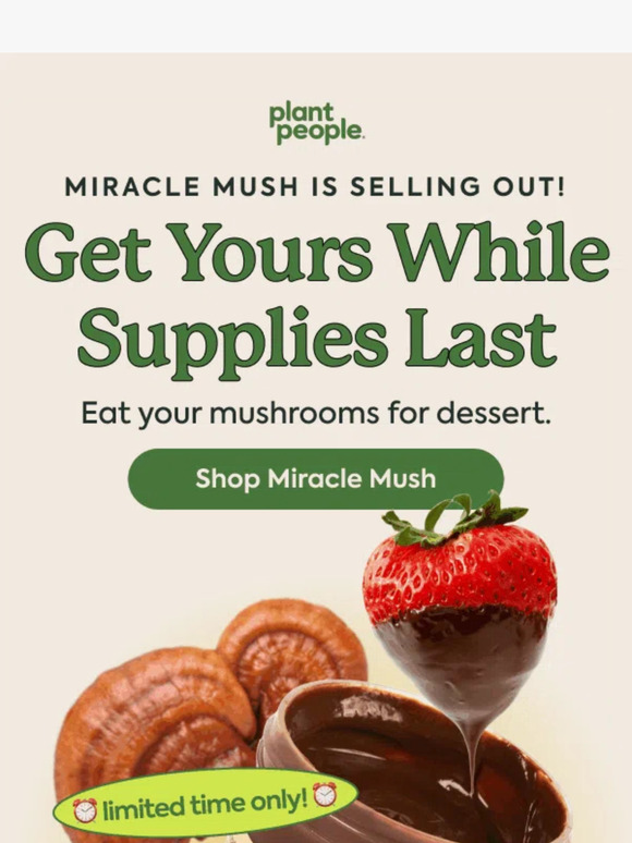 Plant People: Almost Gone: Miracle Mush Hazelnut Spread! | Milled