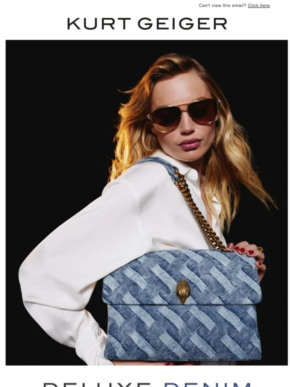 Kurt Geiger: Deluxe Denim Bags | Milled