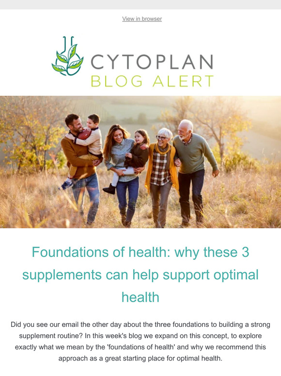 Cytoplan: How to build a strong supplement routine | Milled