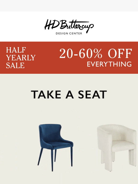 HD Buttercup: Seating; Your Way | Milled